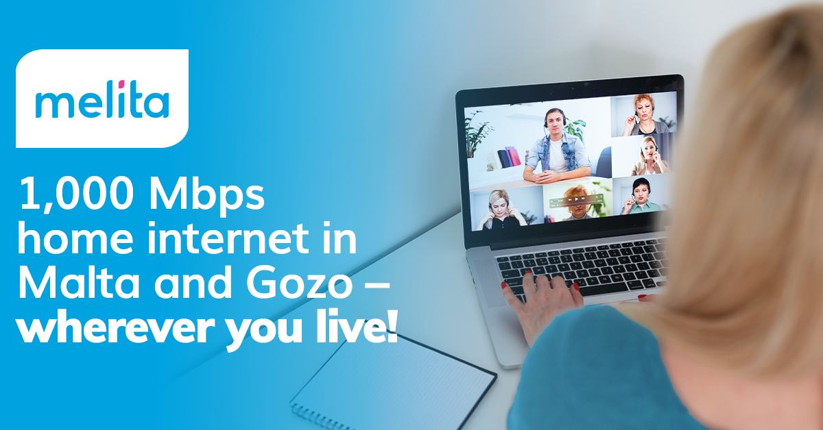 Home Internet in Malta & Gozo | Up to 1 Gbps High Speed Internet | Melita